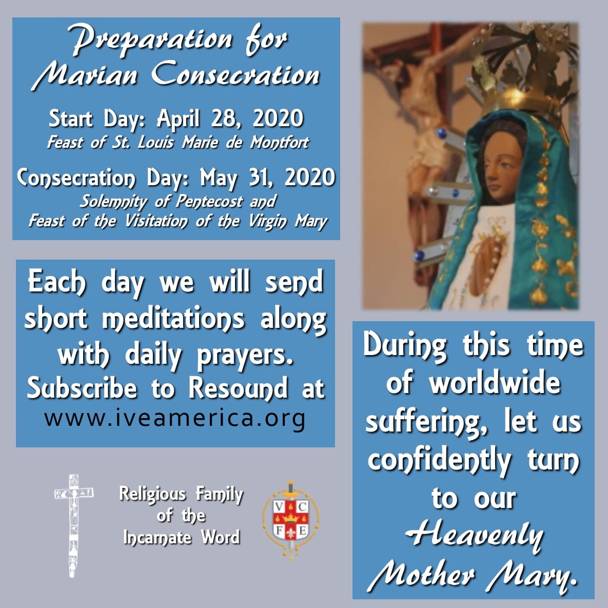 Invitation to Marian Consecration - IVE America